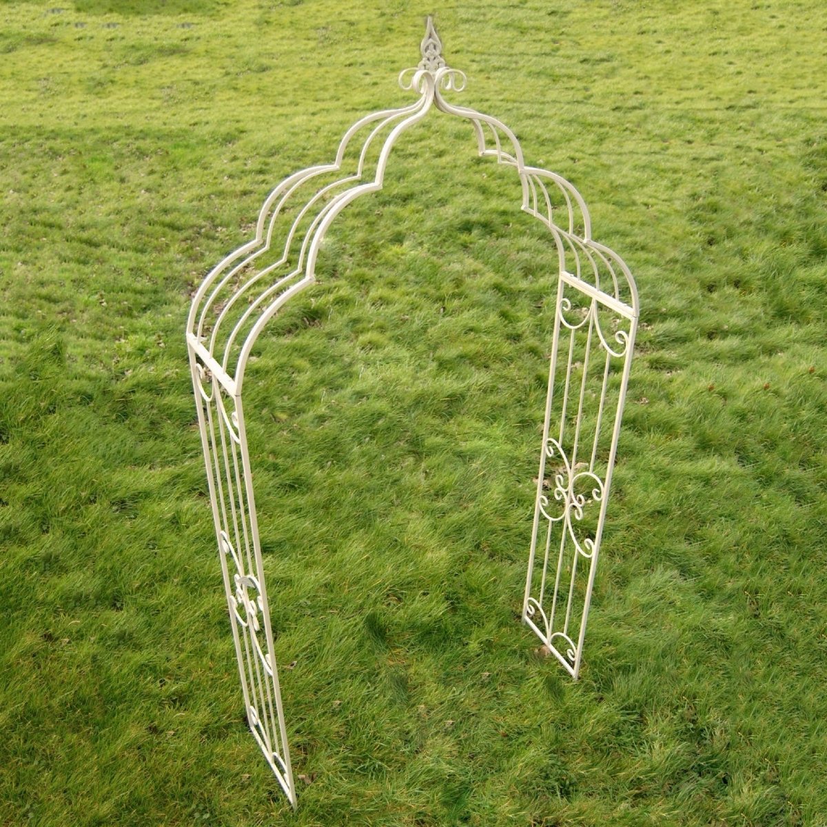 Decorative Garden Arch - Cream - Decor Sanctuary UK